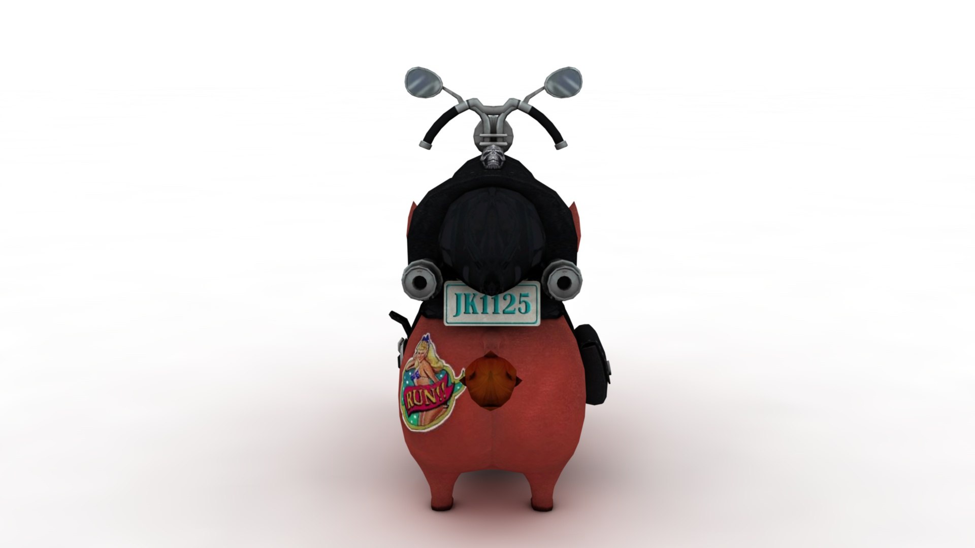 3D Vehicle Cartoon Pig - TurboSquid 1972410