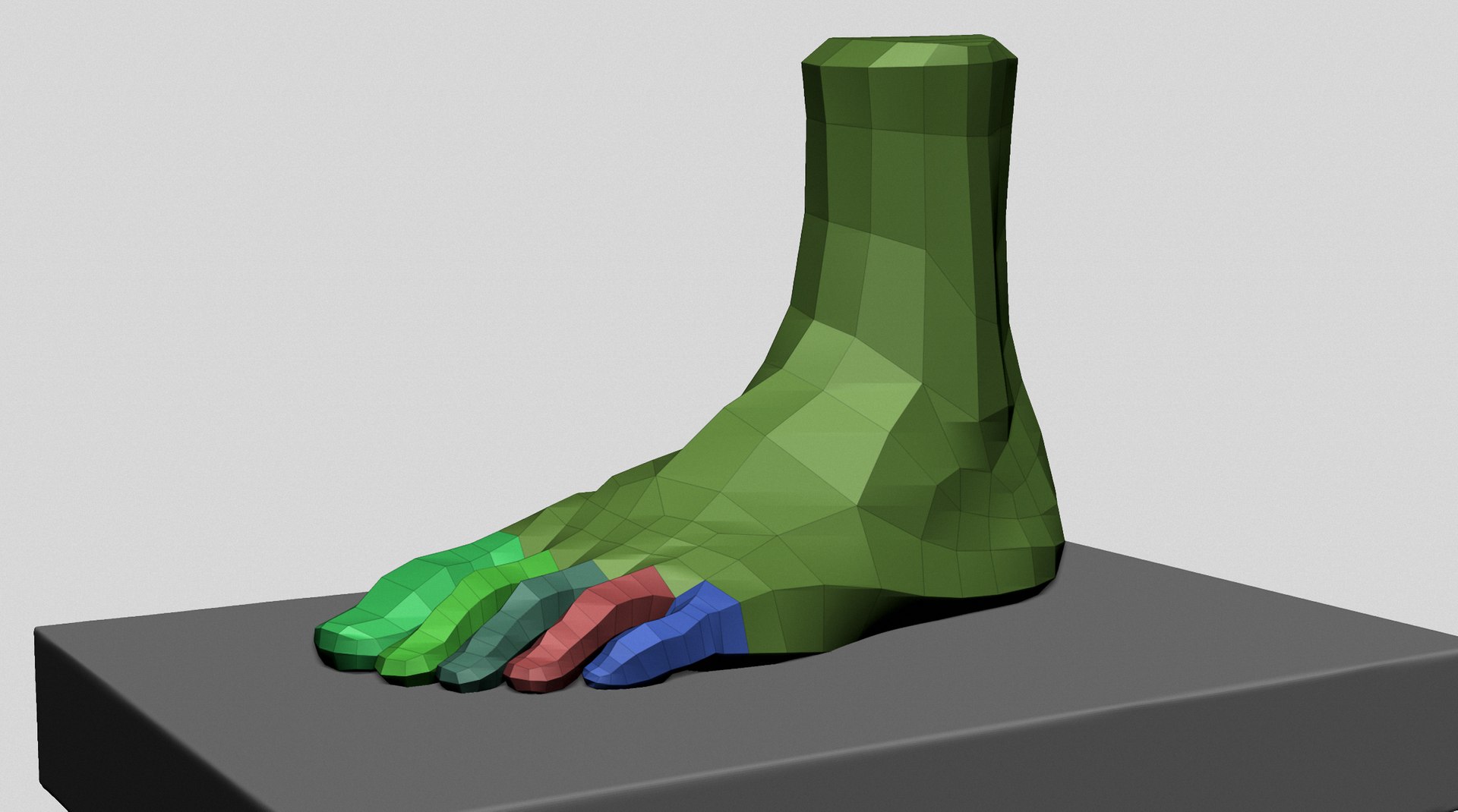 3D Foot A Model - TurboSquid 2207673