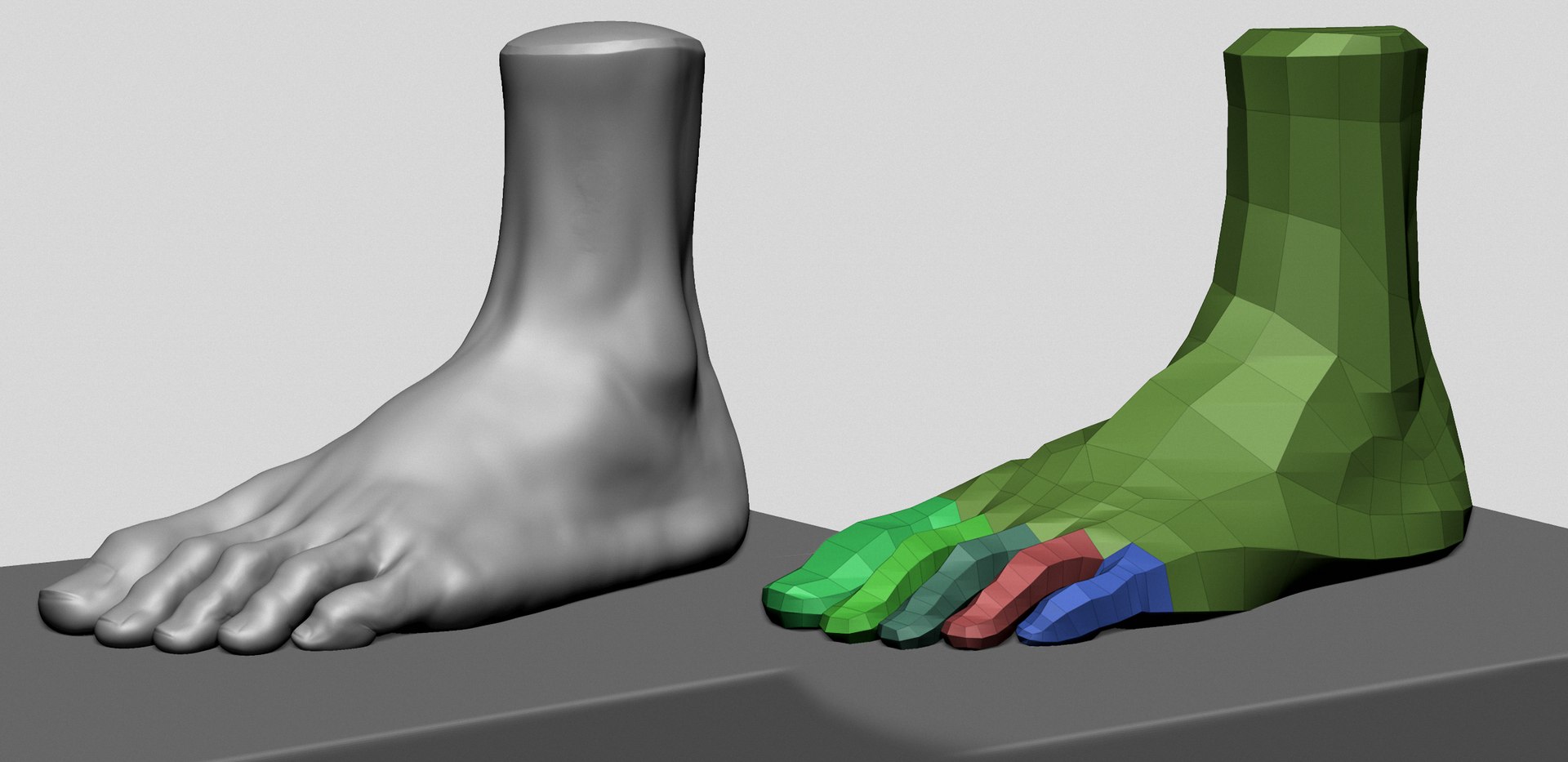 3D Foot A Model - TurboSquid 2207673
