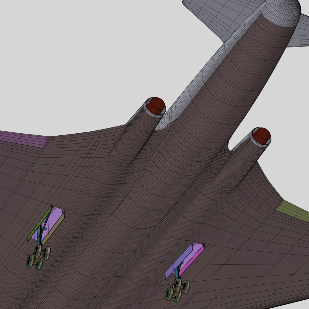 space plane obj