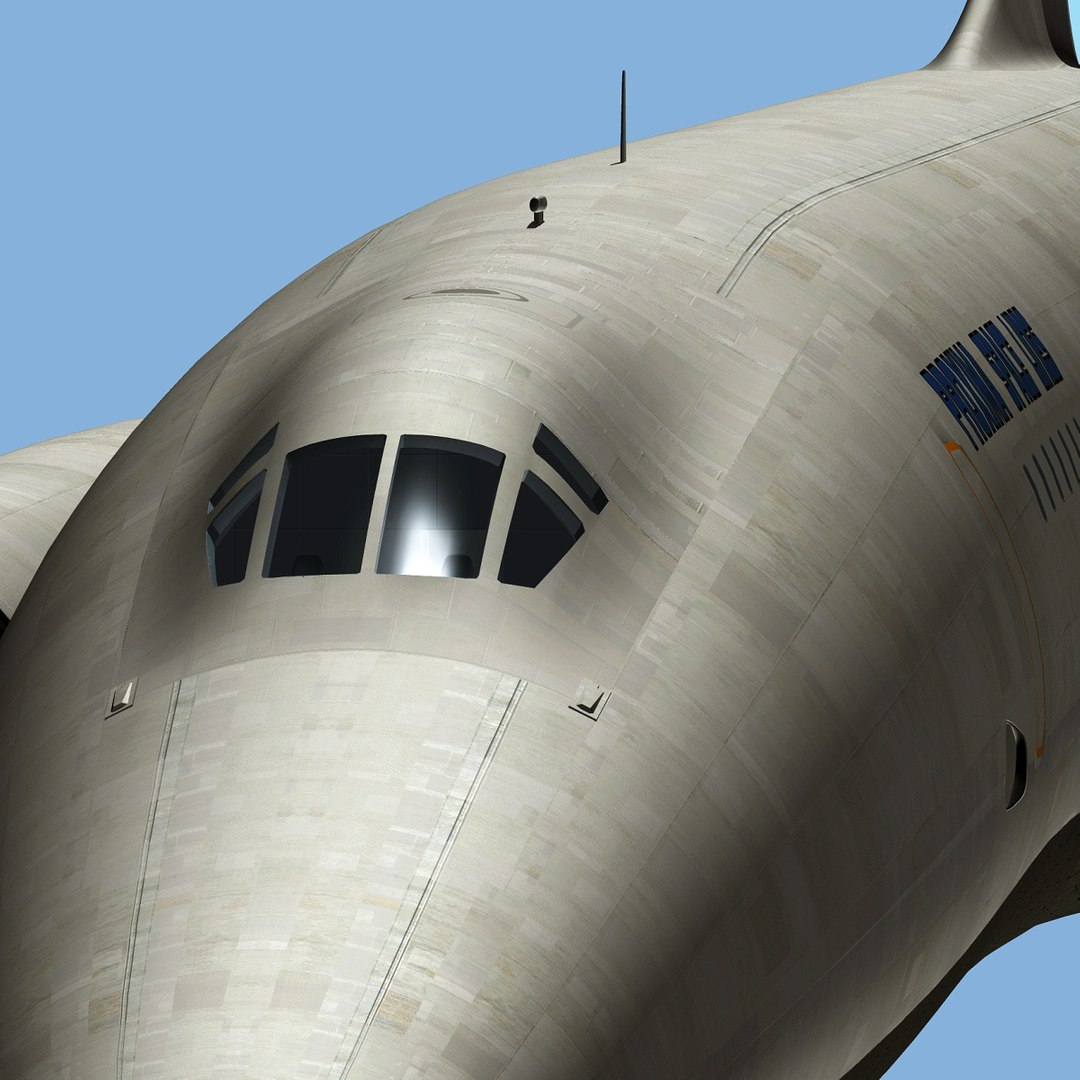 space plane obj