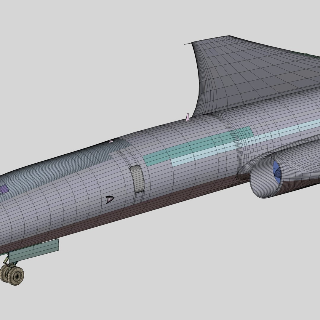 space plane obj
