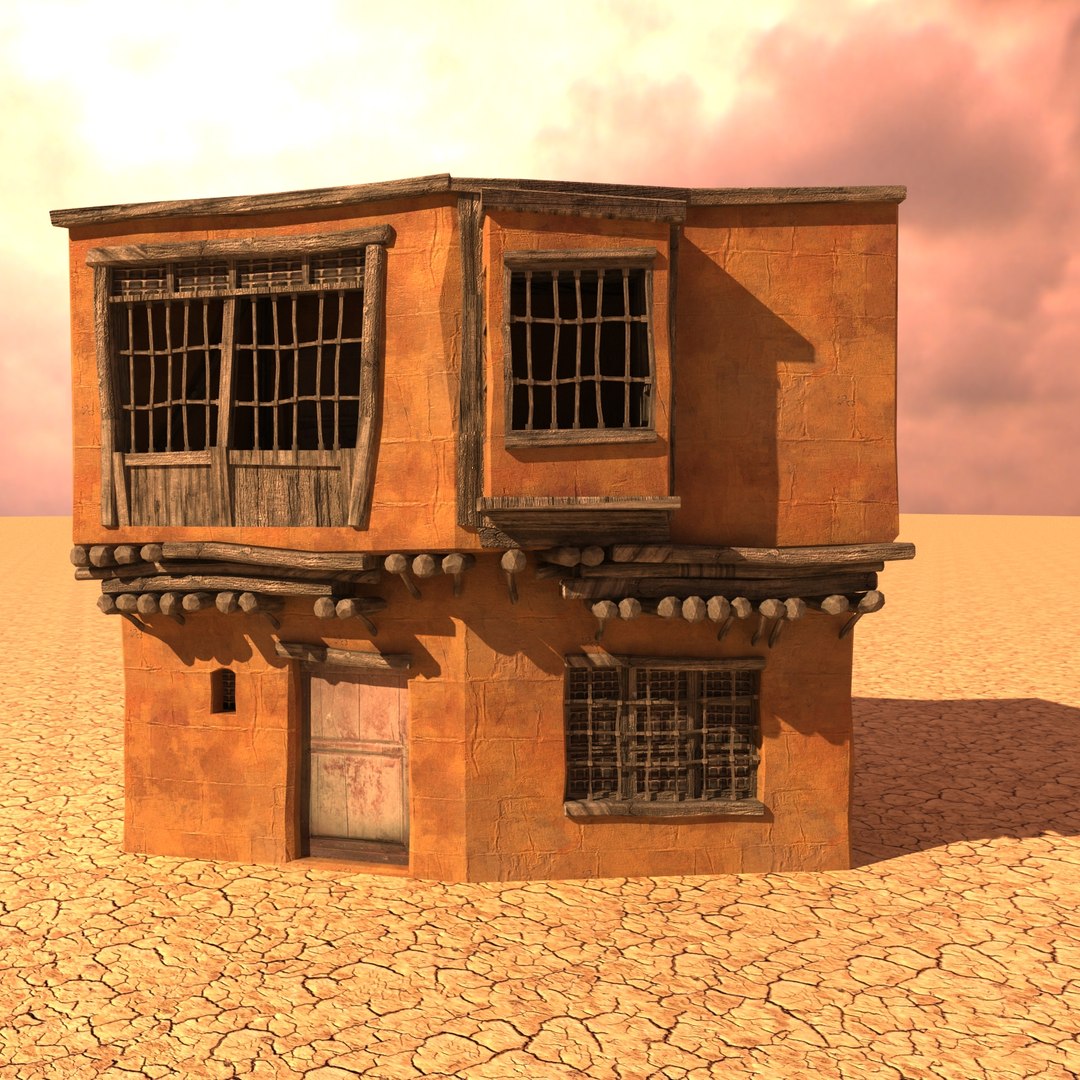 3D Model Desert House - TurboSquid 1451036