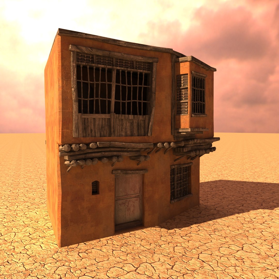 3D Model Desert House - TurboSquid 1451036