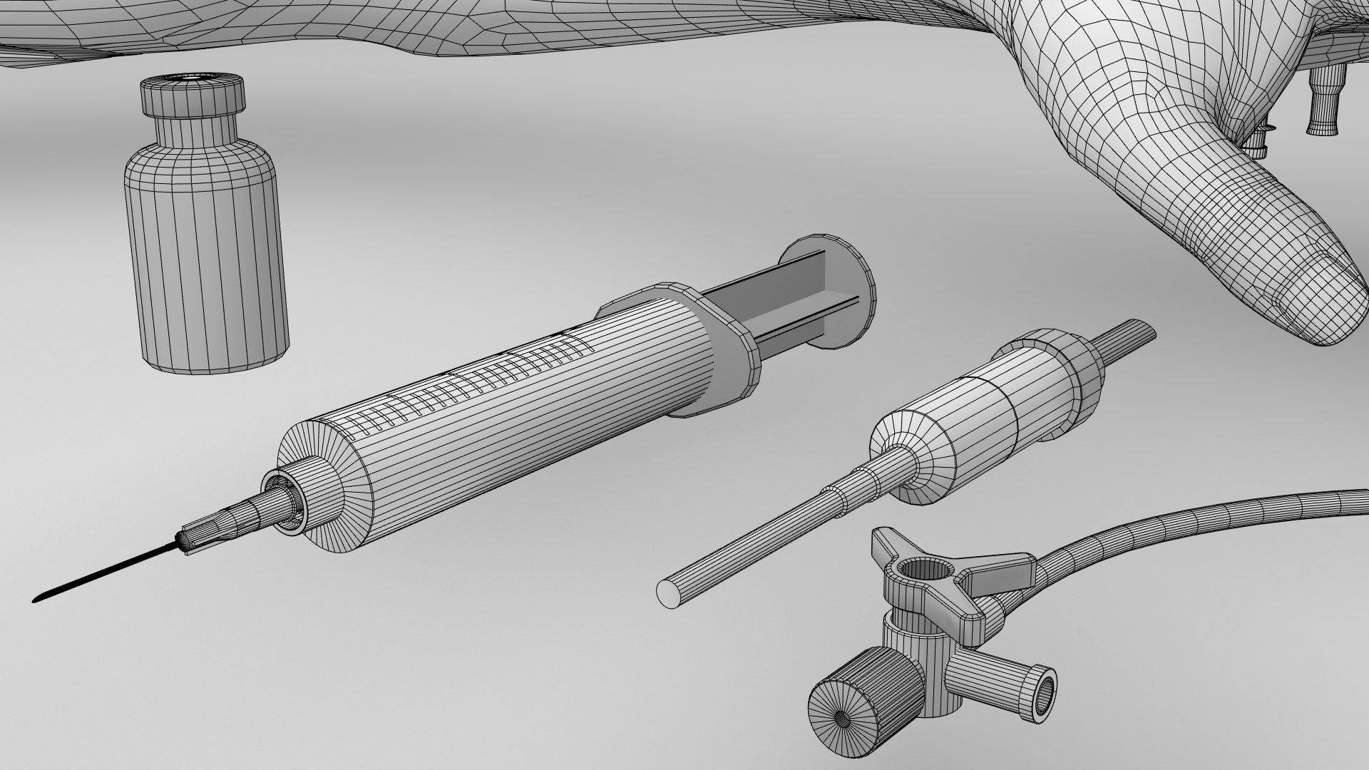 3D Medical Equipment Syringe Model - TurboSquid 1550102