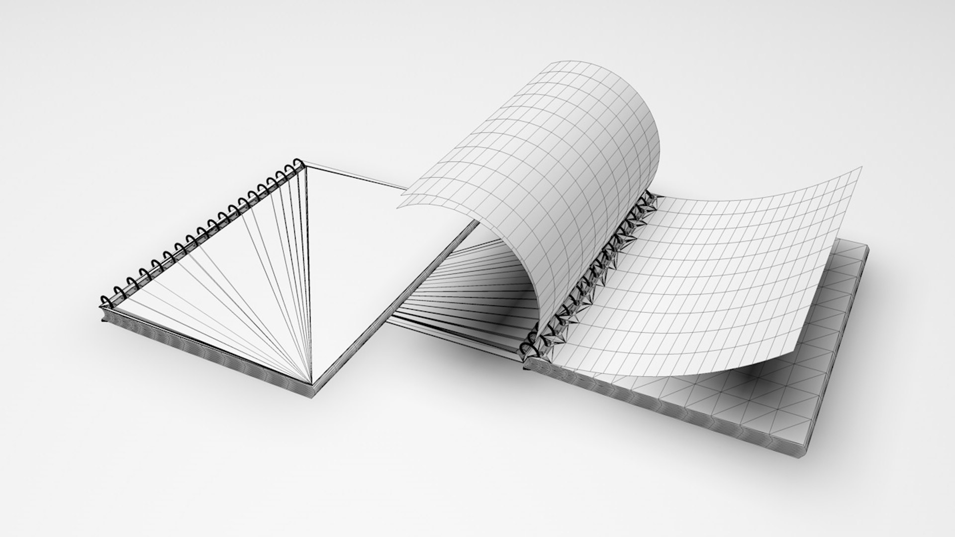Paper notebook 3D - TurboSquid 1522299