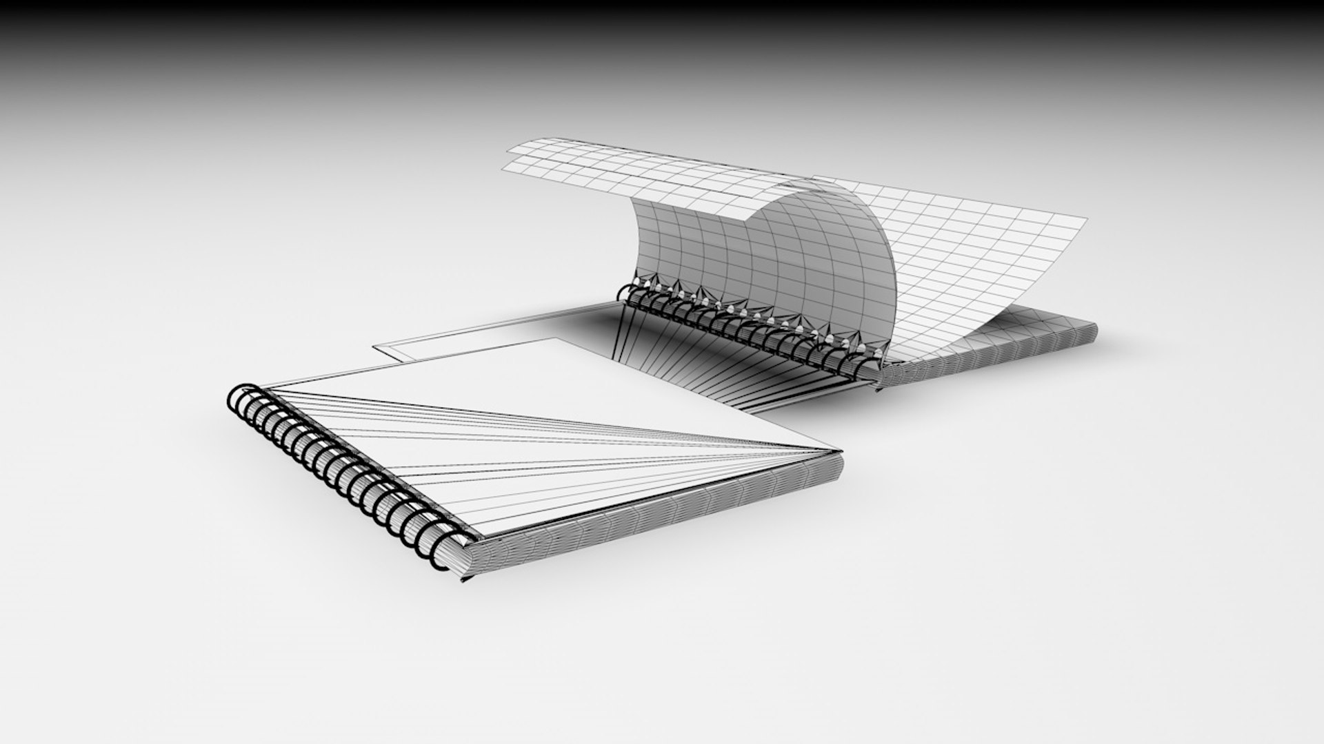Paper notebook 3D - TurboSquid 1522299