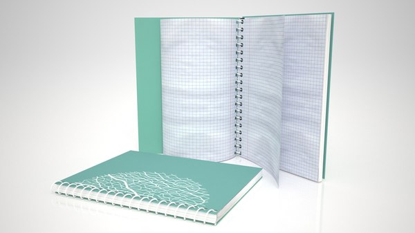 Paper notebook 3D - TurboSquid 1522299