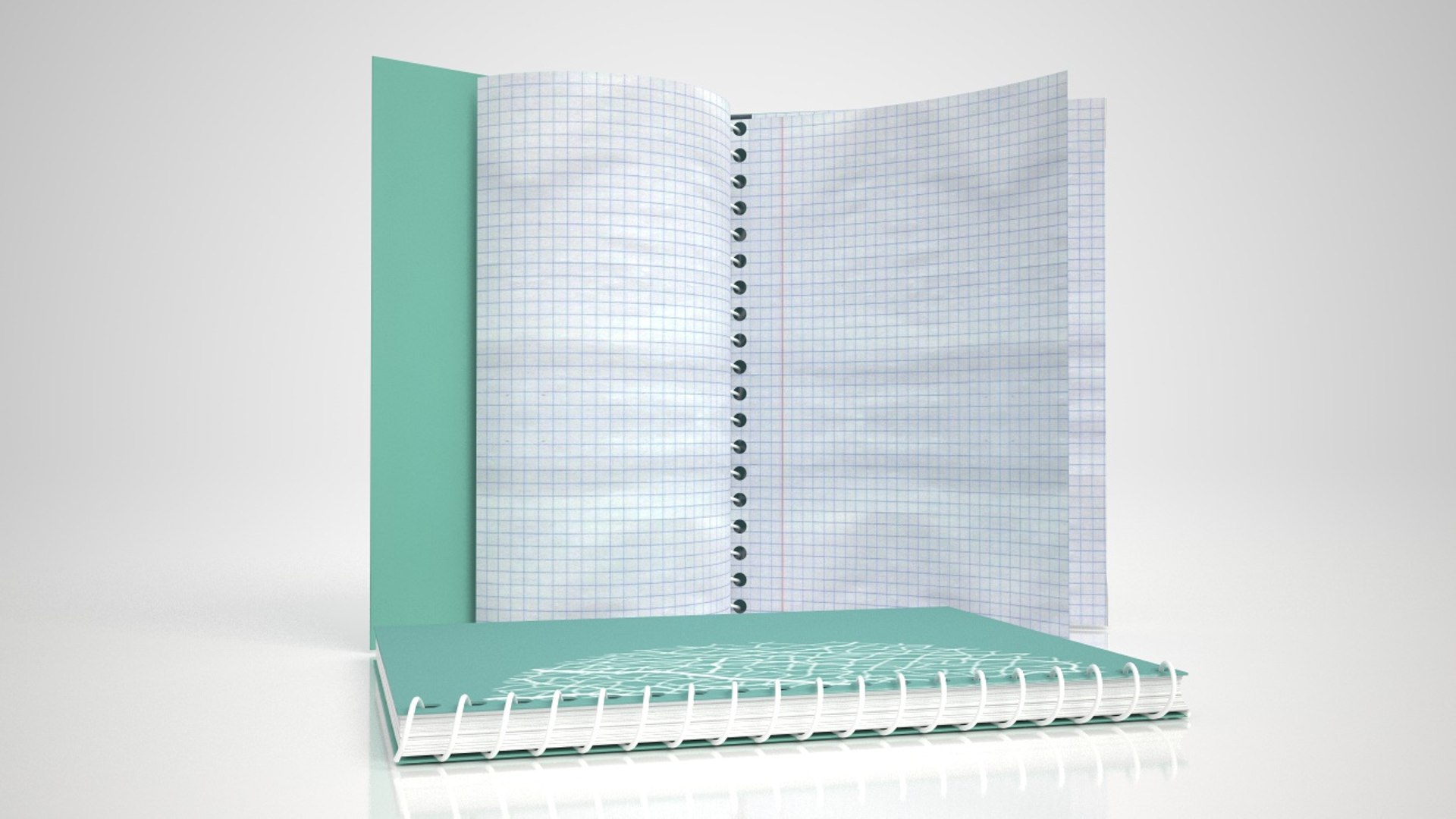 Paper notebook 3D - TurboSquid 1522299