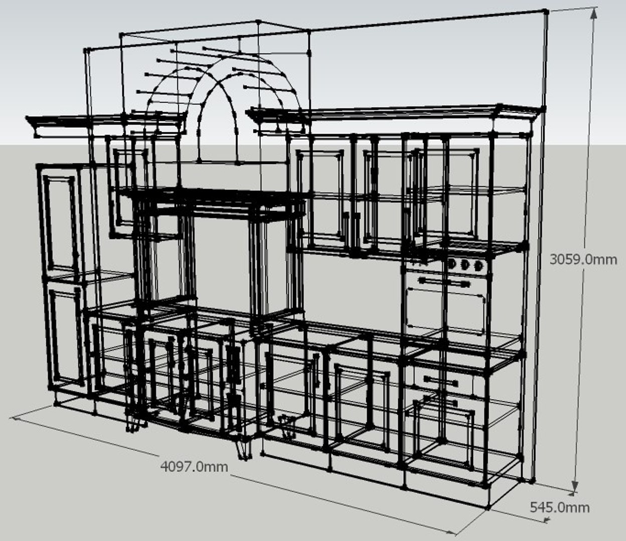 Modern classic pantry 3D - TurboSquid 1618126