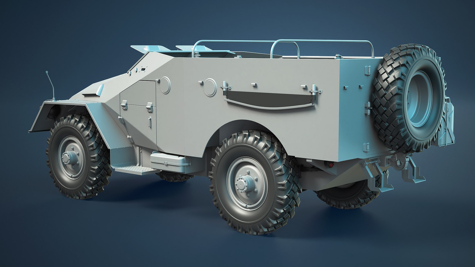 3D BTR-40 High-Poly Model - TurboSquid 2083837