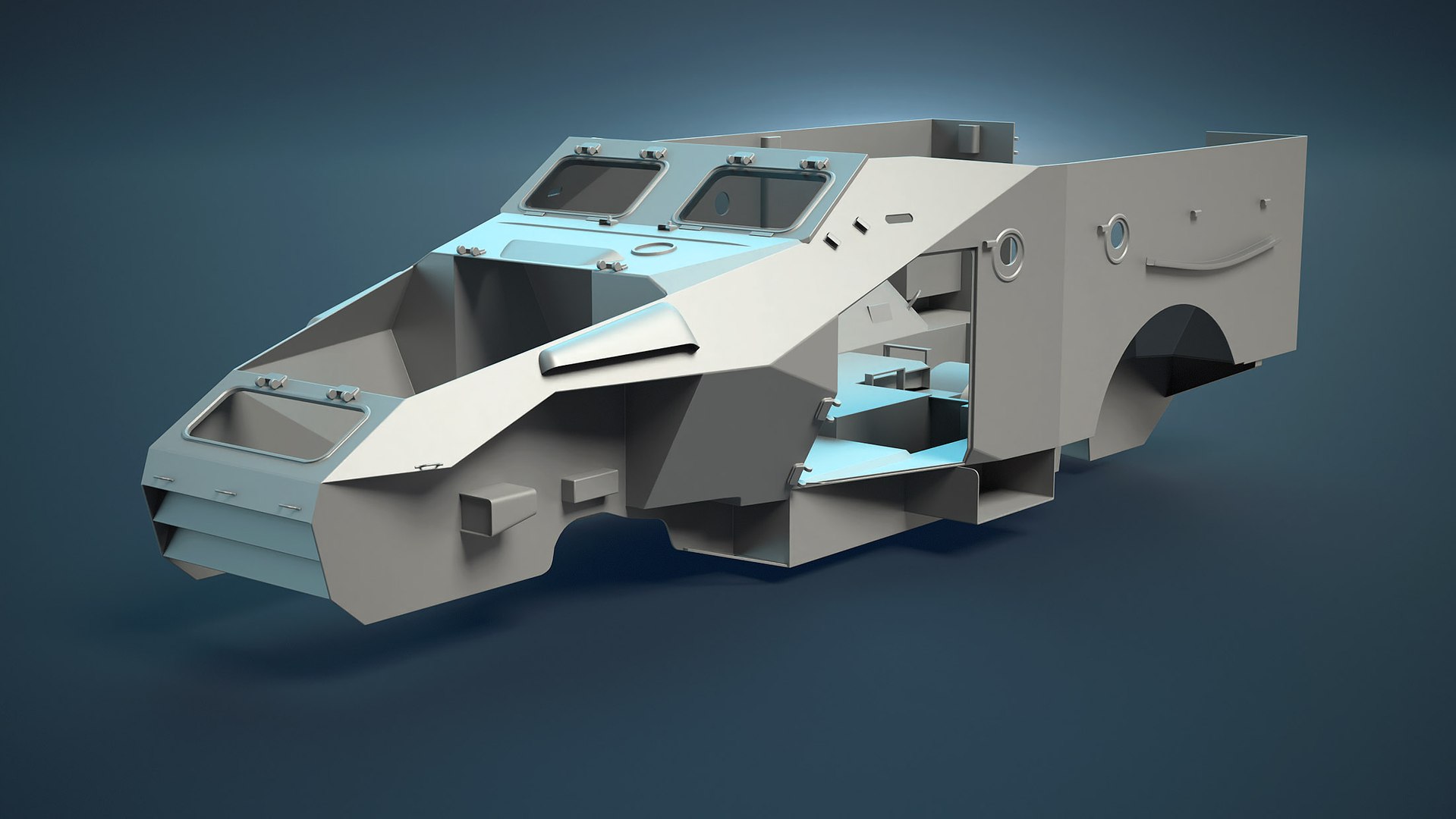 3D BTR-40 High-Poly Model - TurboSquid 2083837