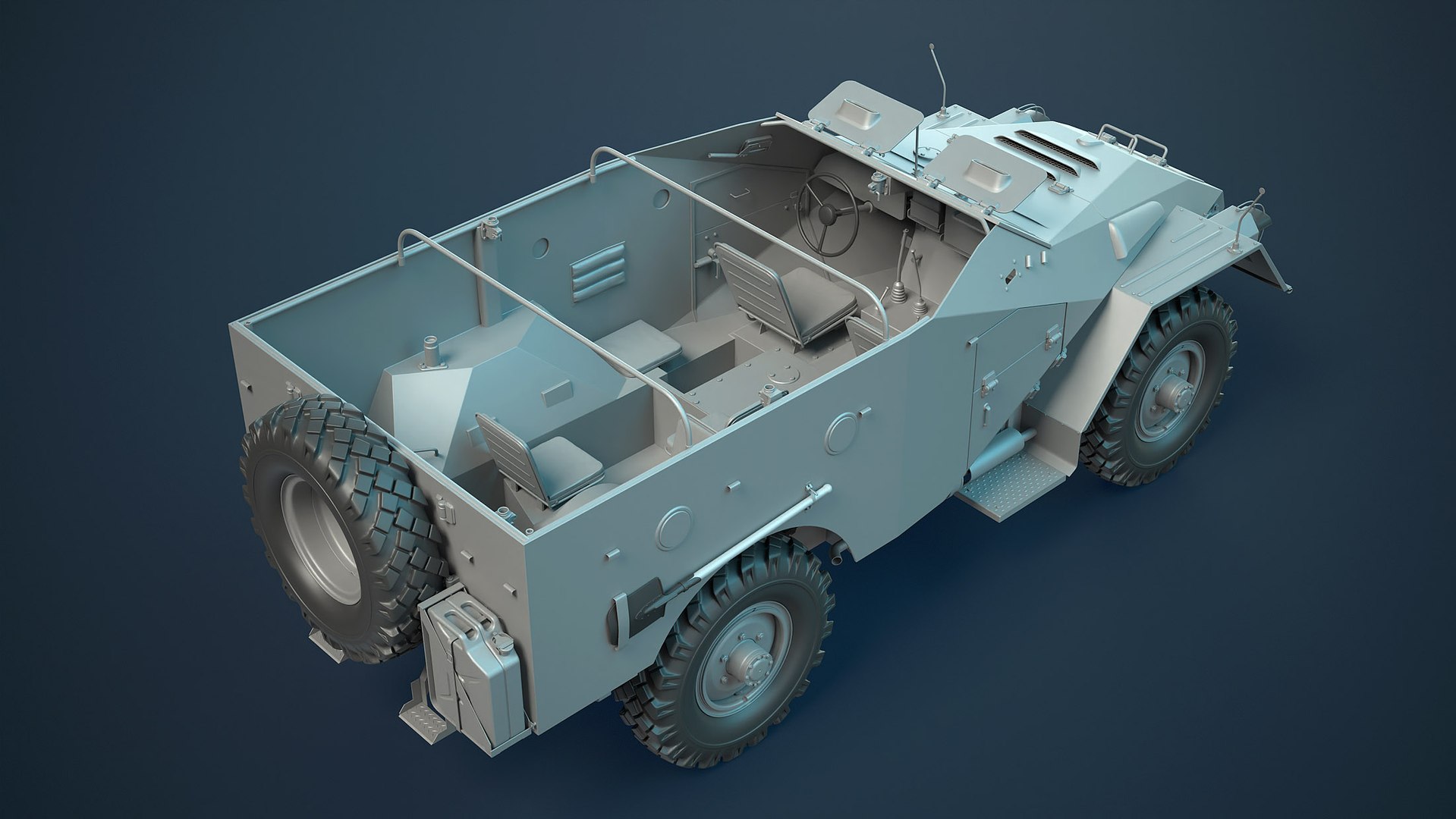3D BTR-40 High-Poly Model - TurboSquid 2083837