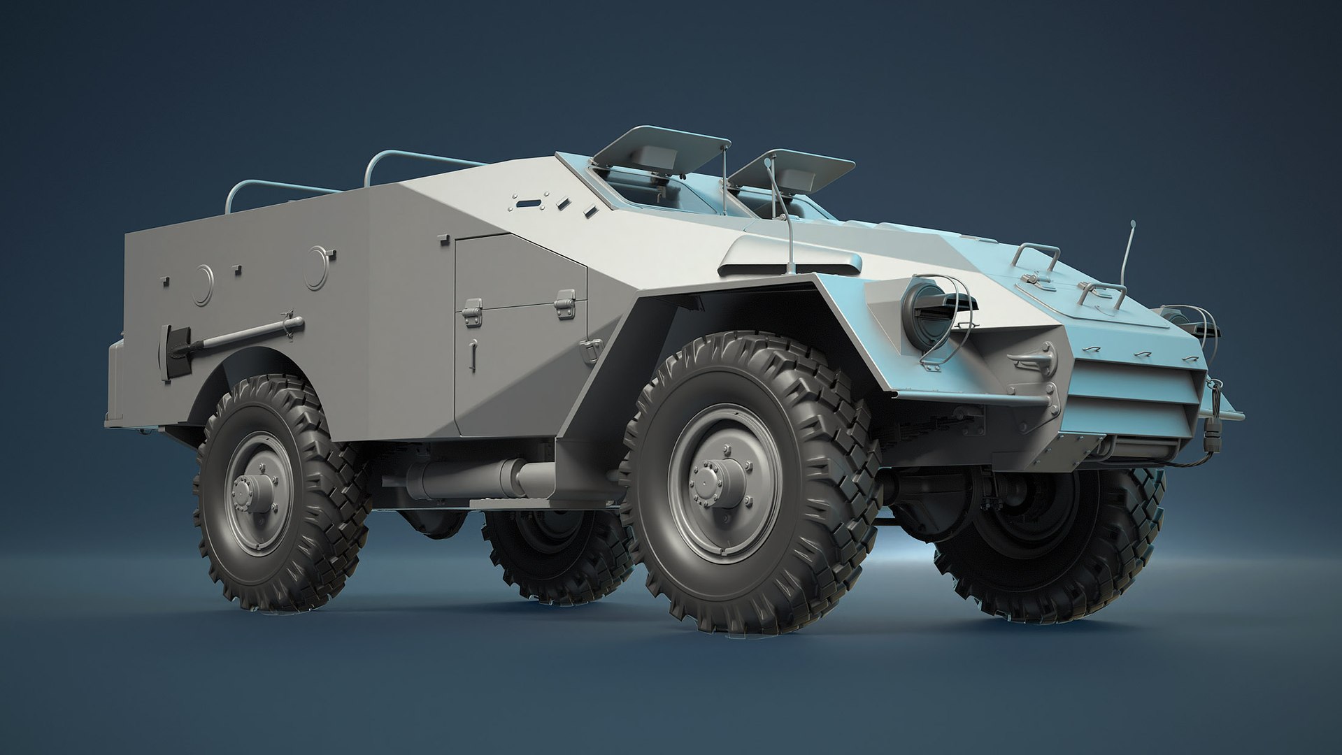 3D BTR-40 High-Poly Model - TurboSquid 2083837