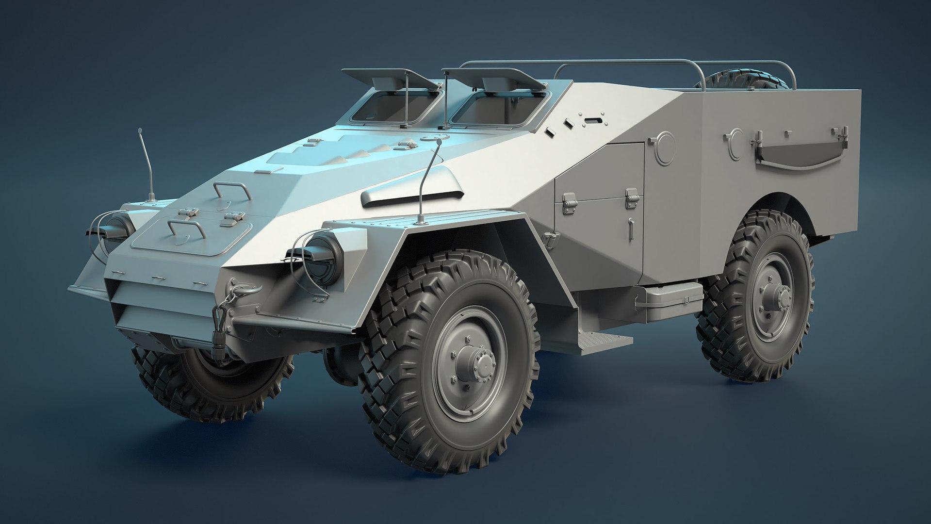 3D BTR-40 High-Poly Model - TurboSquid 2083837