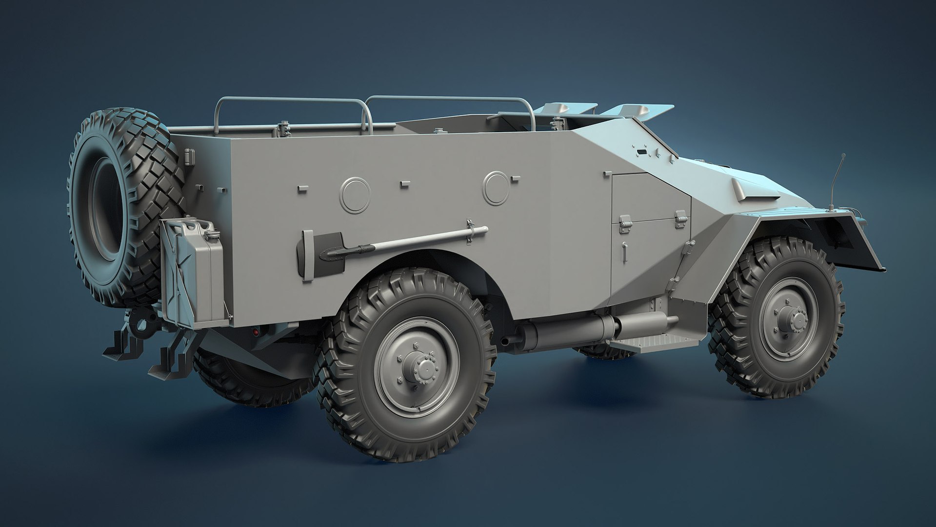 3D BTR-40 High-Poly Model - TurboSquid 2083837