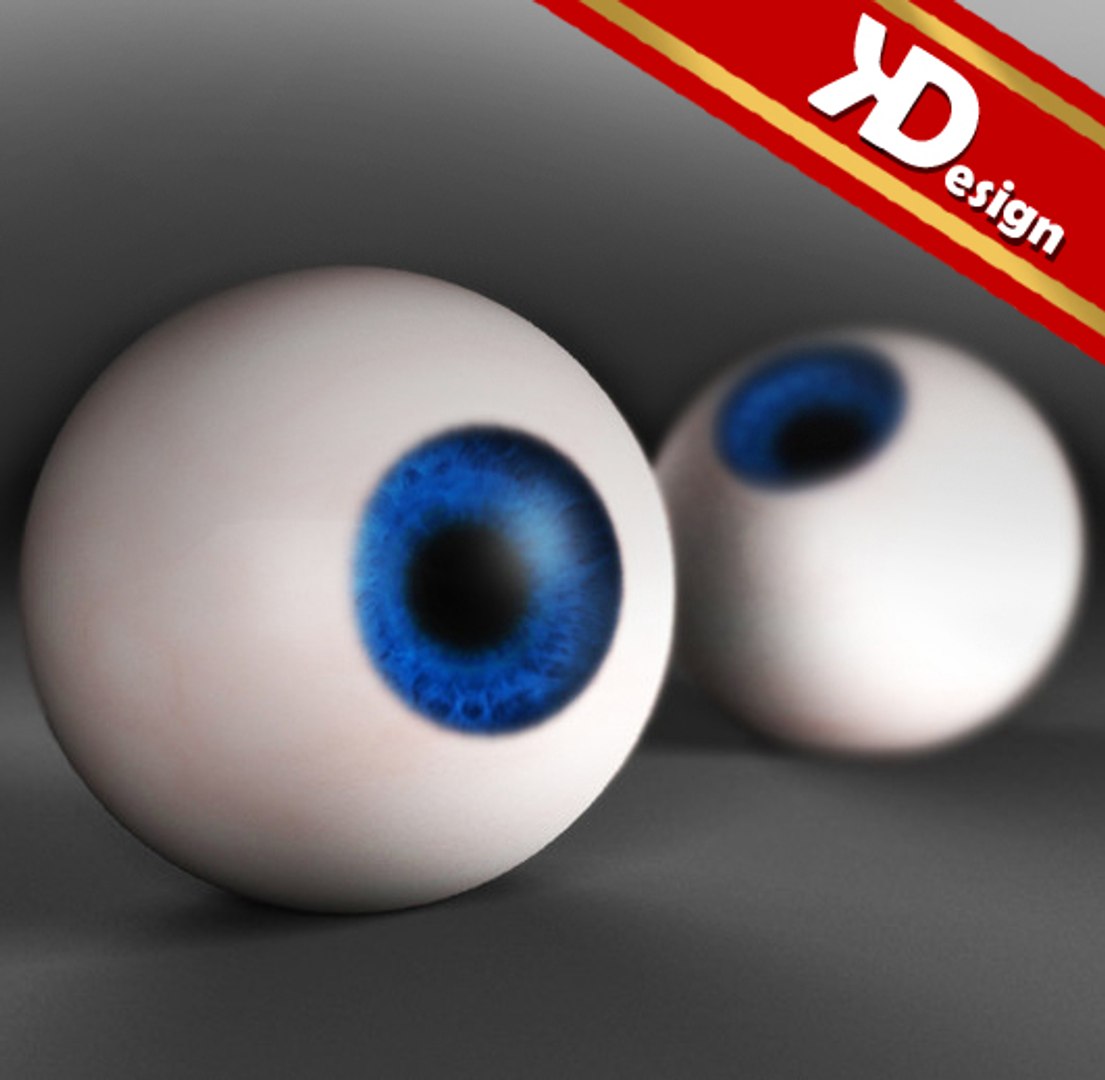 3d Model Blue Eye