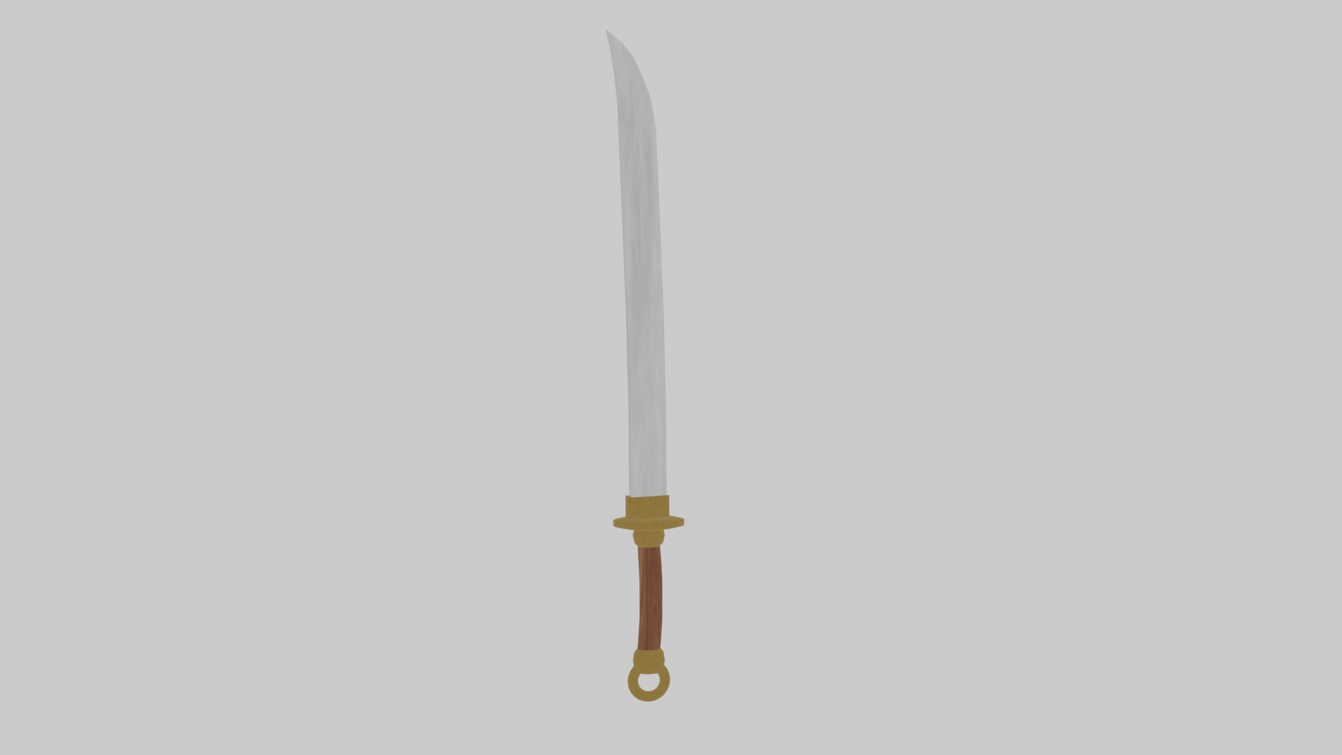 Low-Poly Wakizashi 3D Model - TurboSquid 2130429