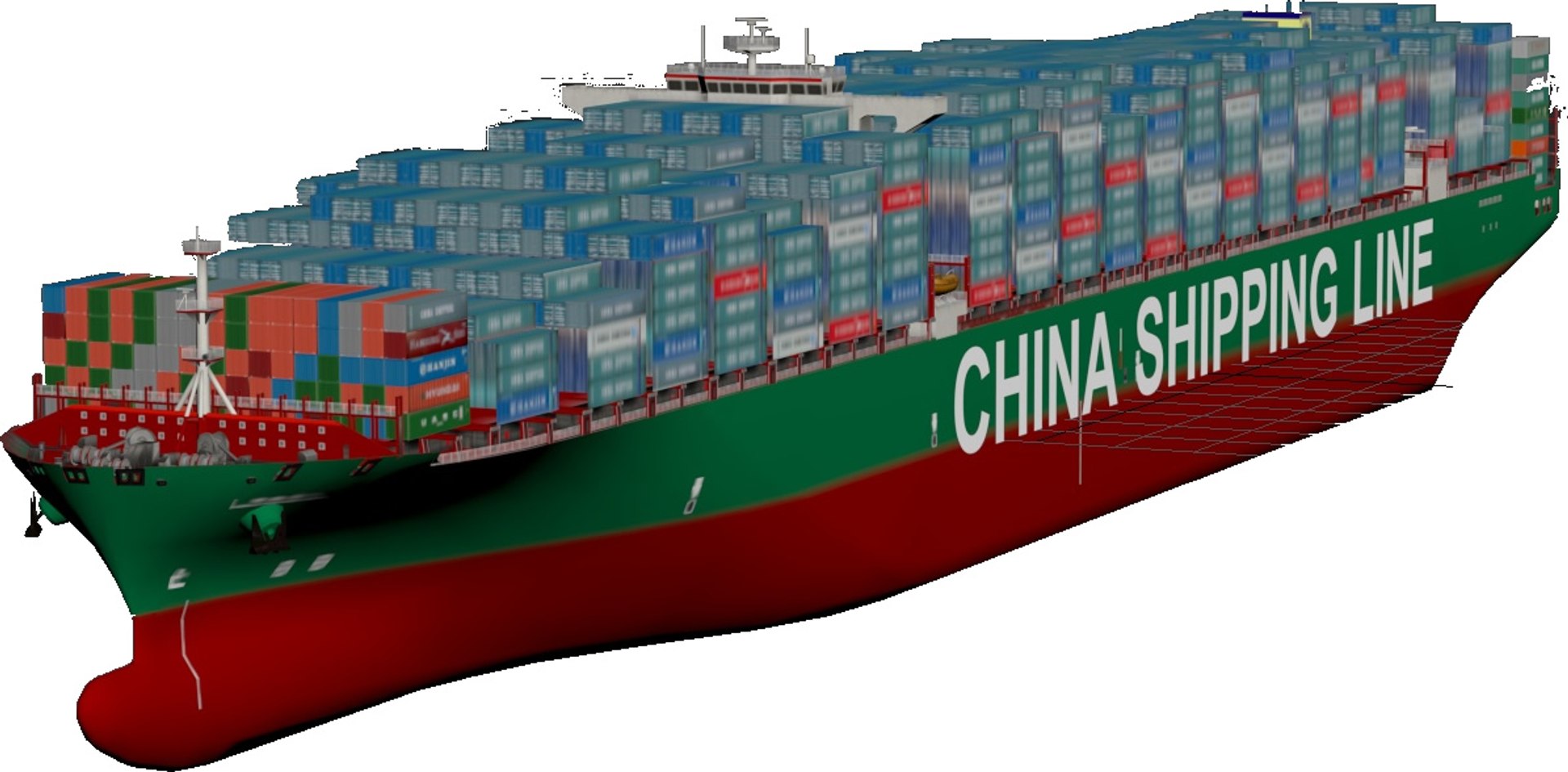 Cscl Pacific Ocean Ship 3D Model - TurboSquid 1274518