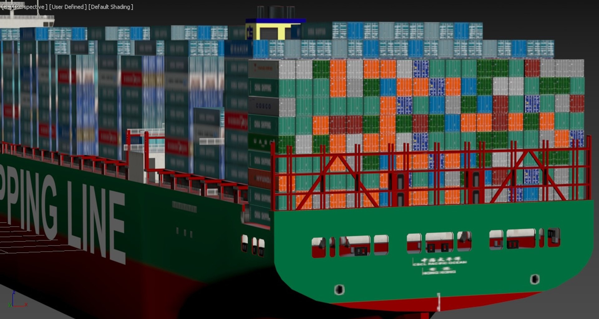 Cscl Pacific Ocean Ship 3D Model - TurboSquid 1274518