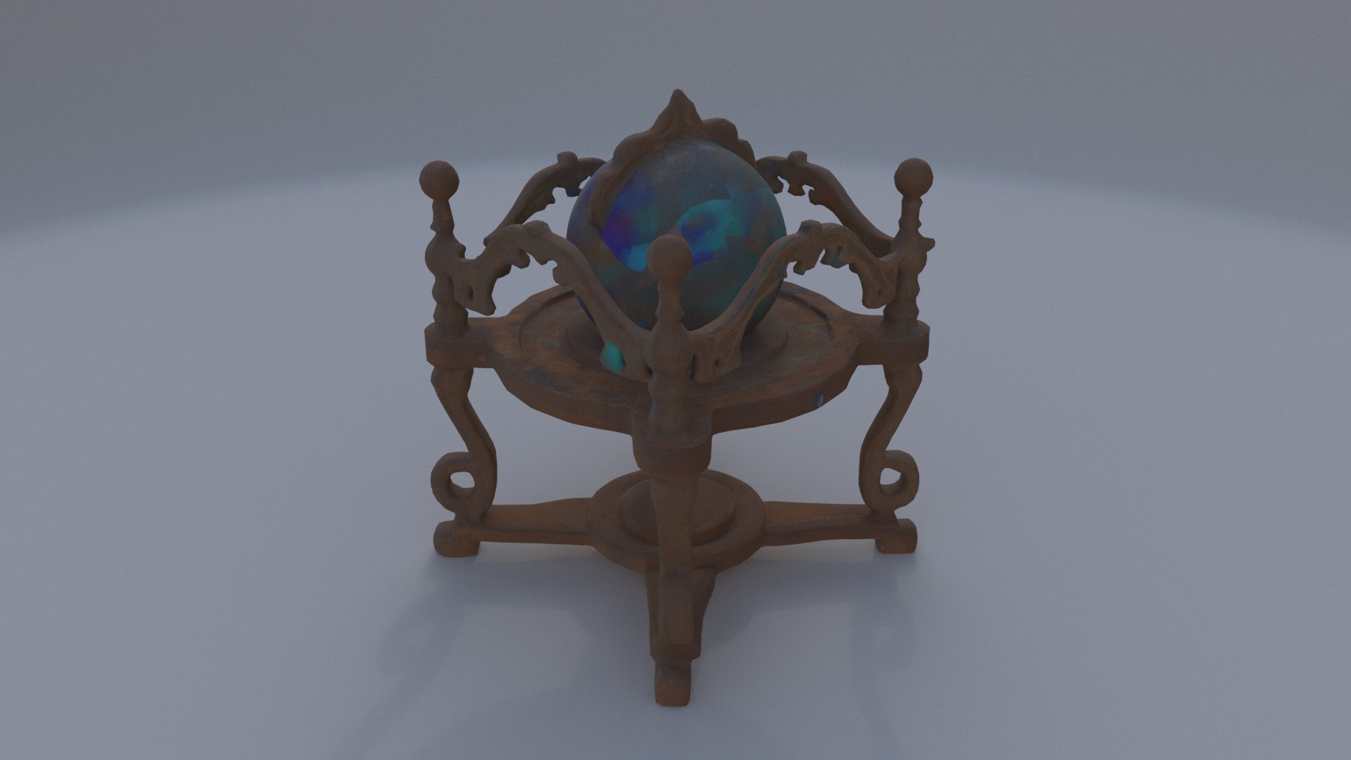 3D Enchanted Orb Stand - TurboSquid 2327272