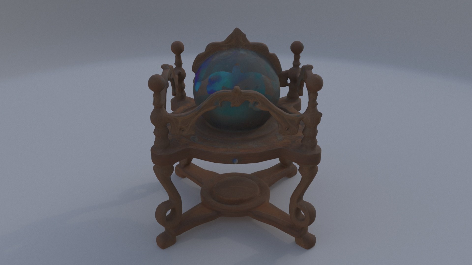 3D Enchanted Orb Stand - TurboSquid 2327272
