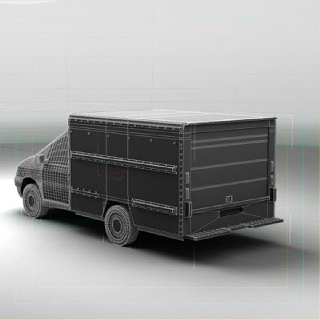 Van Minivan 3d Model