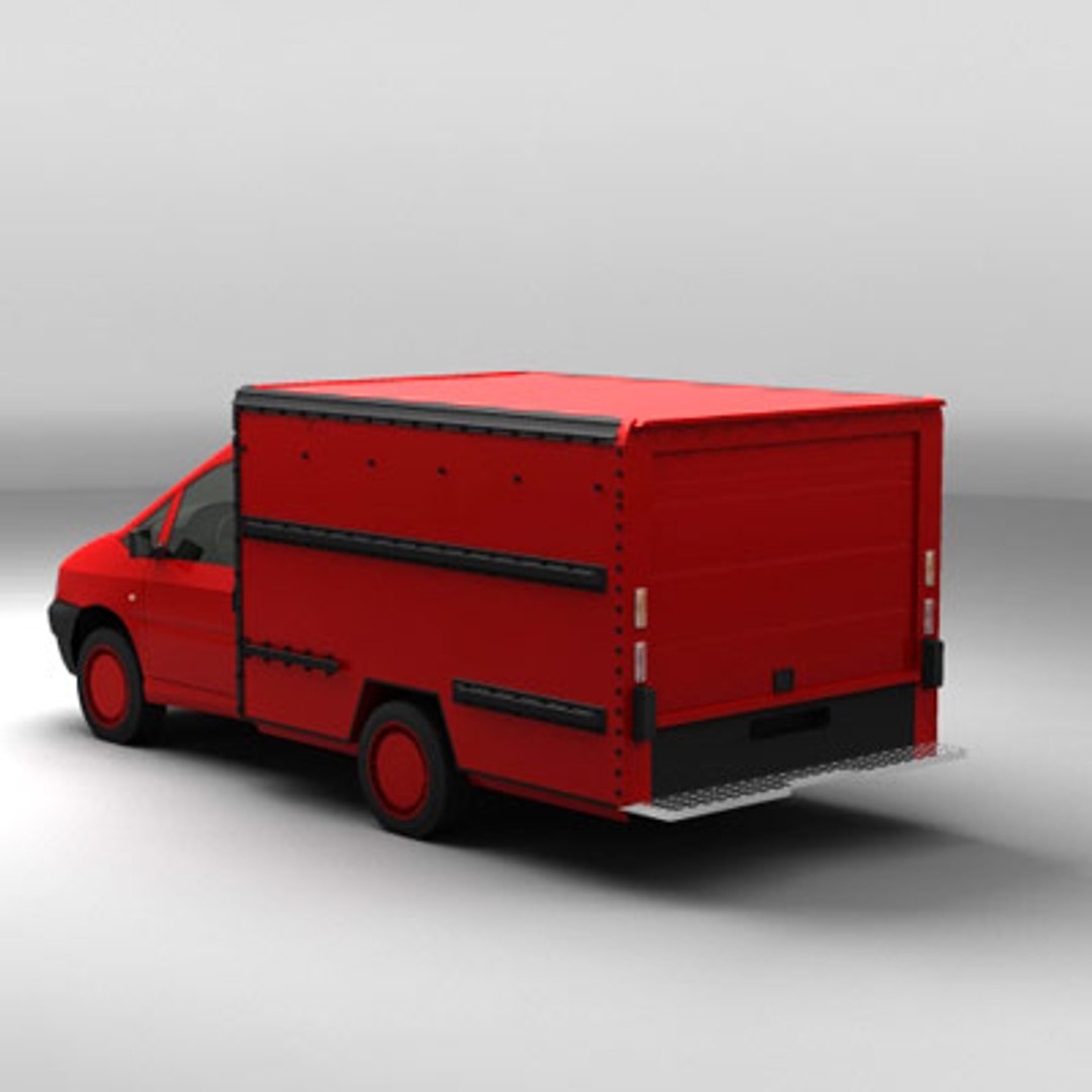 Van Minivan 3d Model