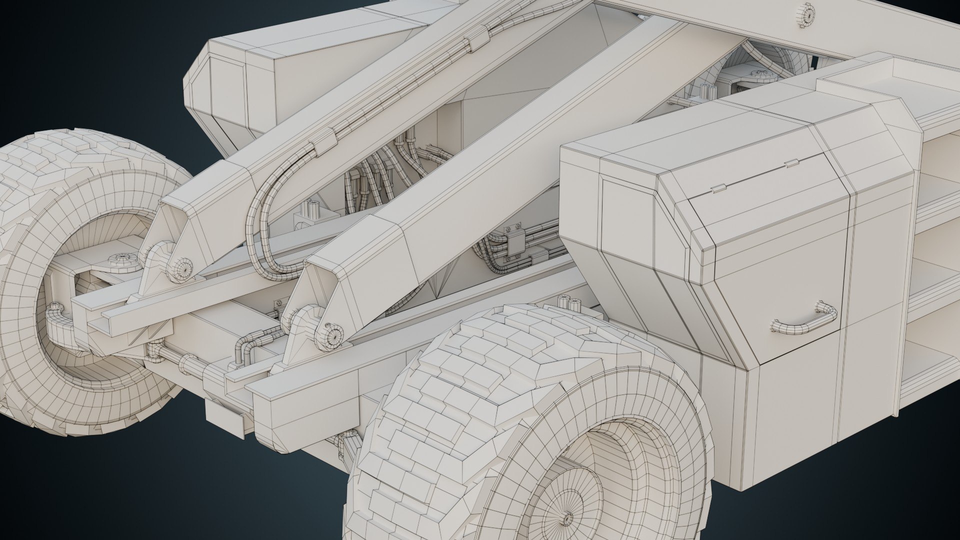 3D Scissor Lift 2 Basic Model - TurboSquid 2235820