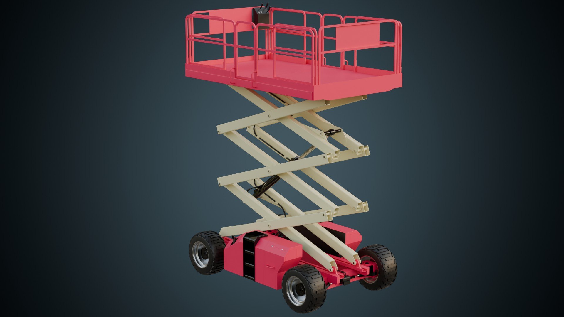 3D Scissor Lift 2 Basic Model - TurboSquid 2235820