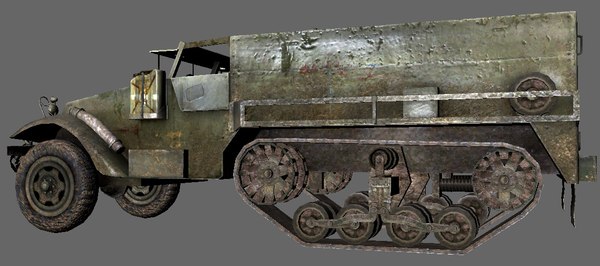 3d model m3 halftrack