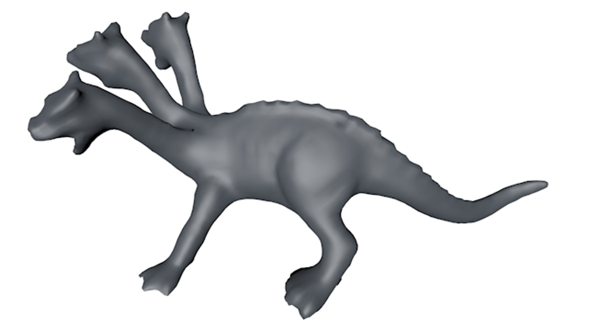 3d Dragon Hydra Base Mesh Model