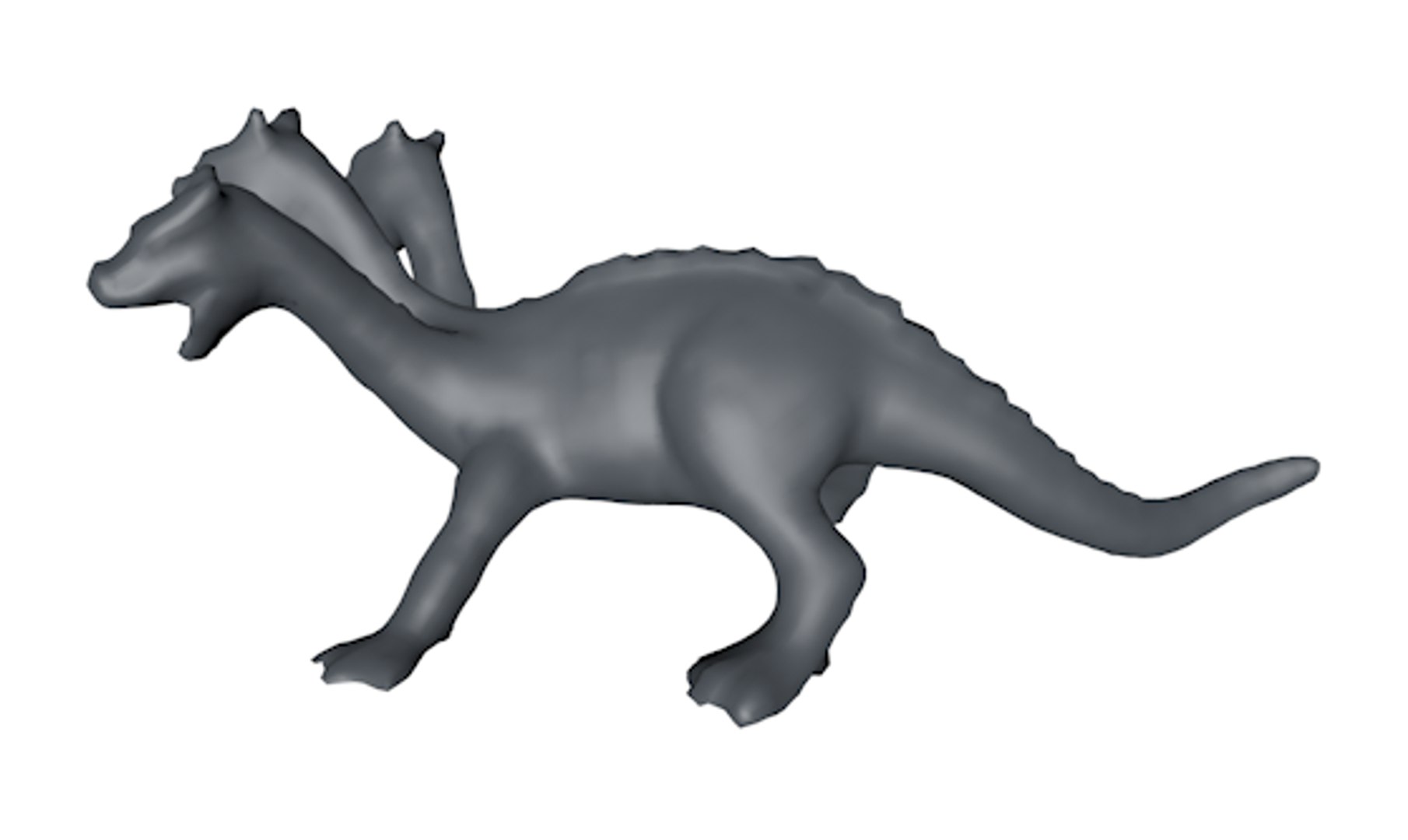 3d Dragon Hydra Base Mesh Model