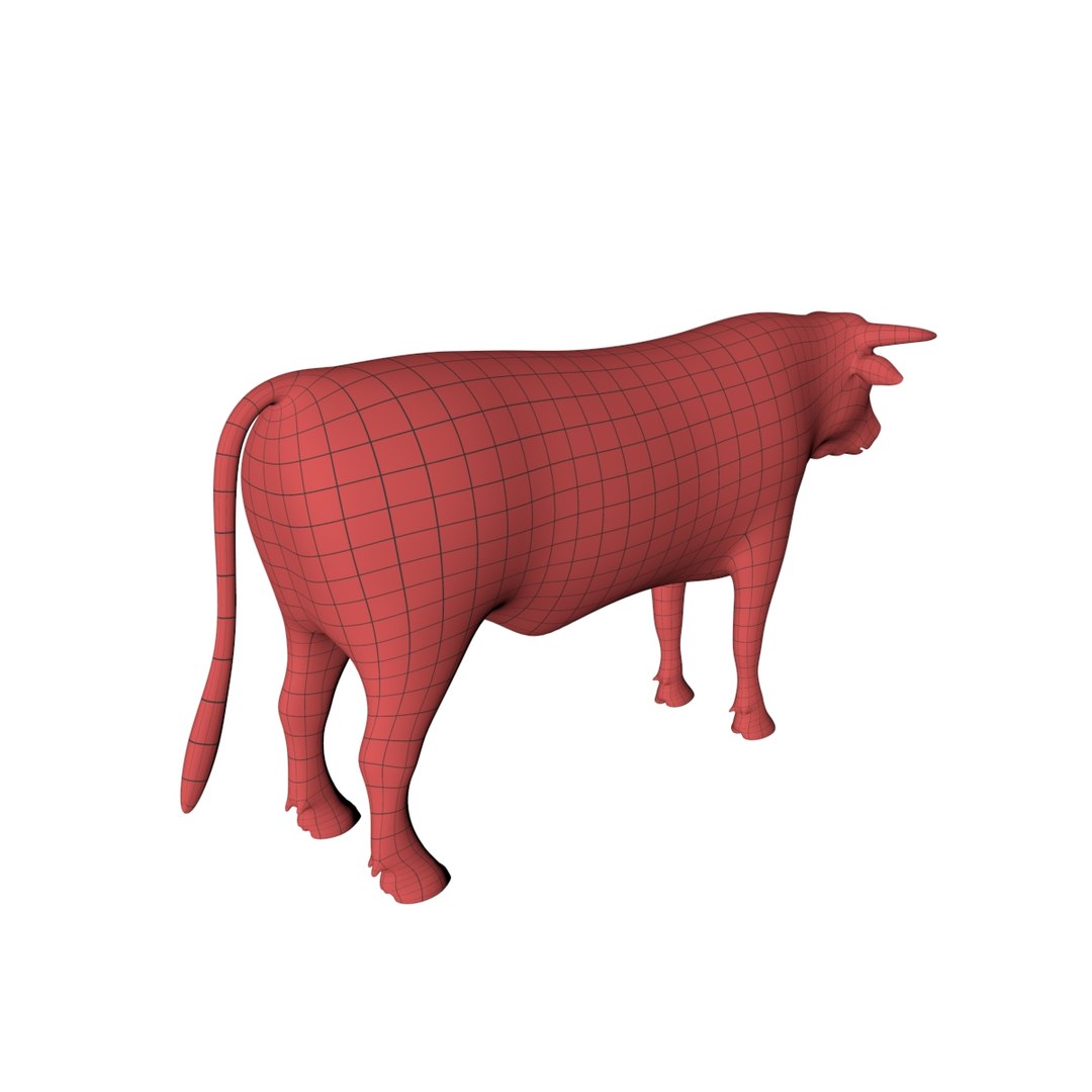 3D Base Mesh Bull Model - TurboSquid 1164798