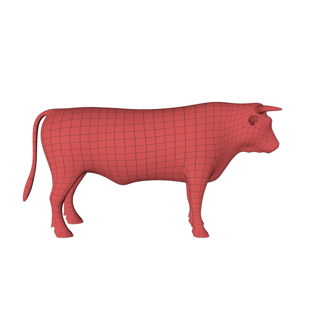 3D Base Mesh Bull Model - TurboSquid 1164798