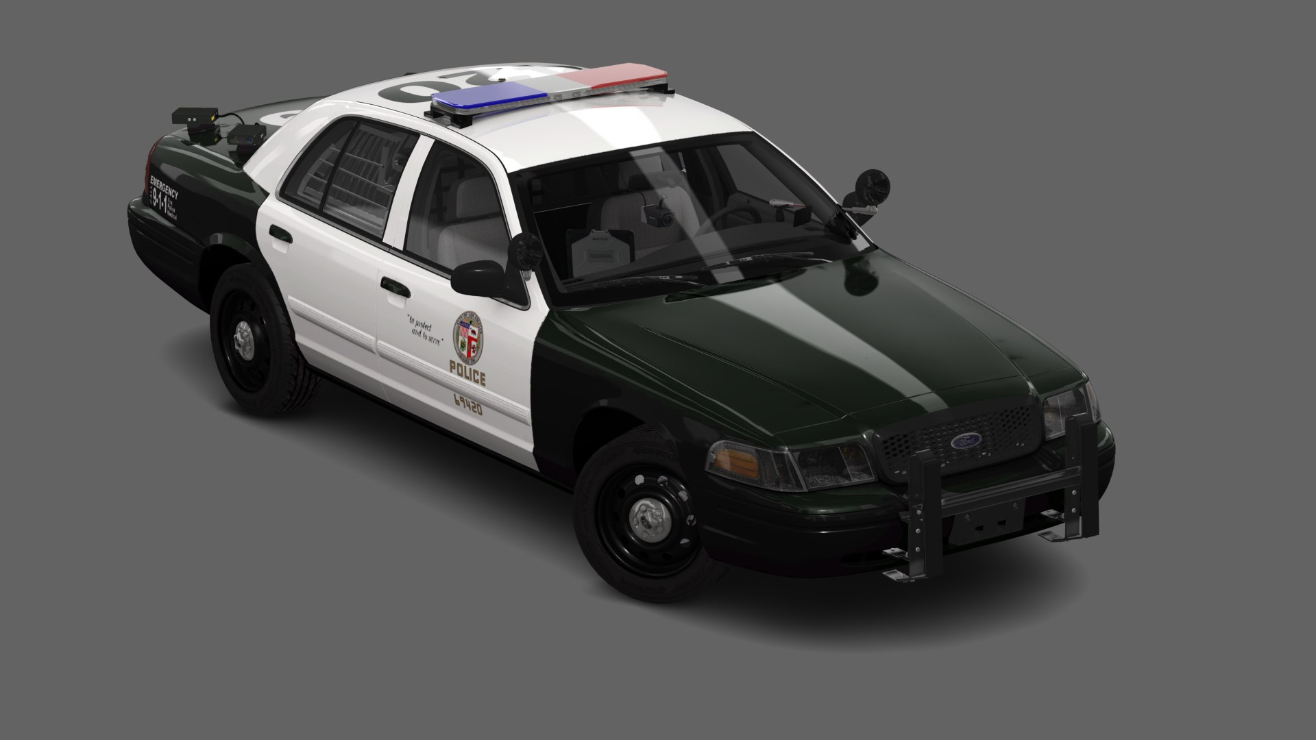 Ford Police crown victoria 2010 3D - TurboSquid 1995985