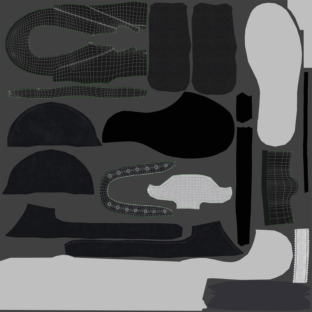 bobsleigh shoes 3d 3ds