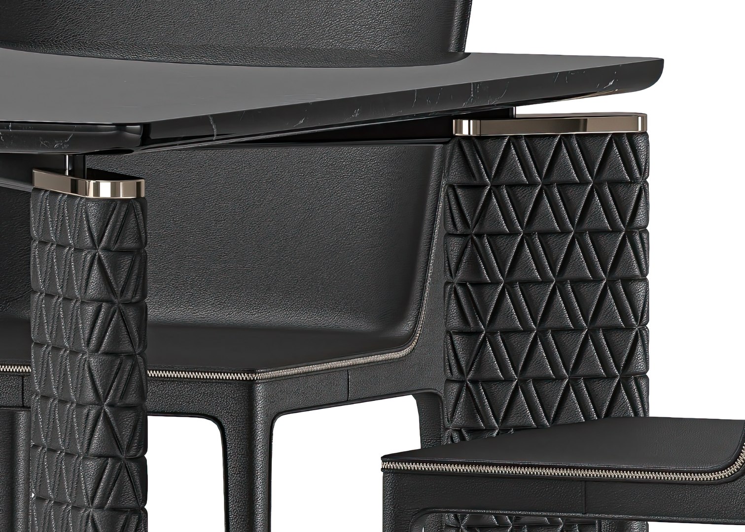 3D VERSACE HOME V Marble Dining Table and chair - TurboSquid 2110840