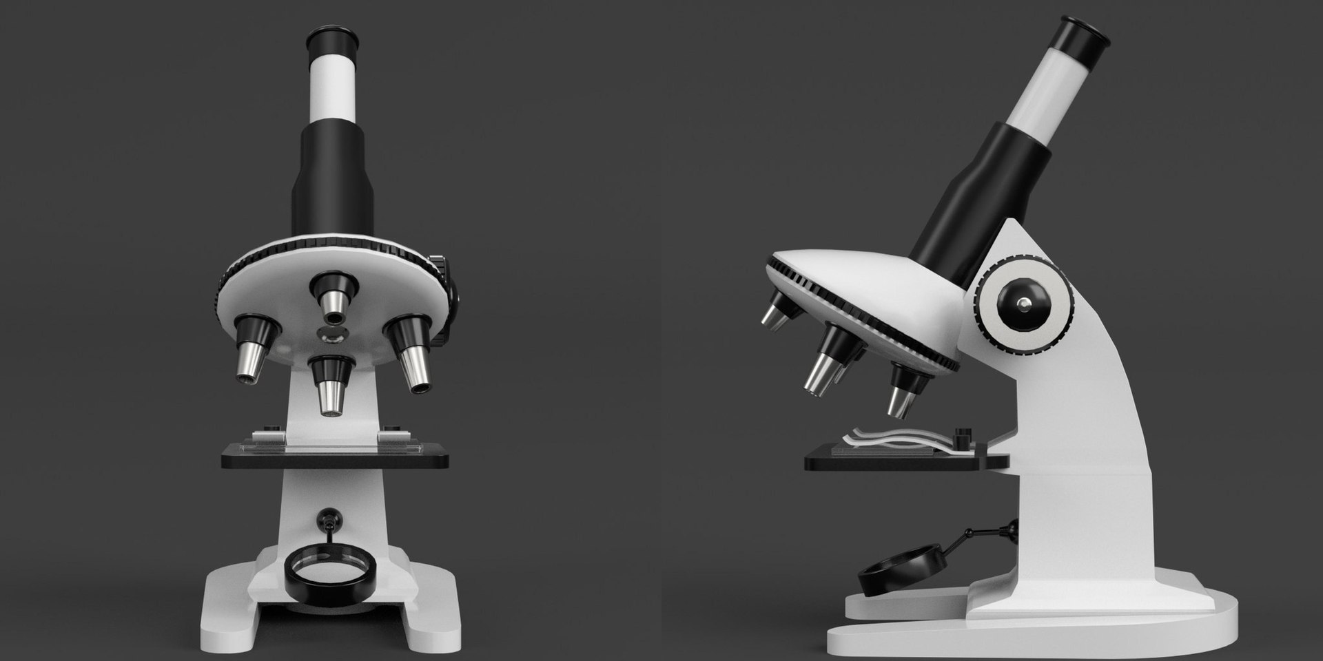 microscope 3d 3ds