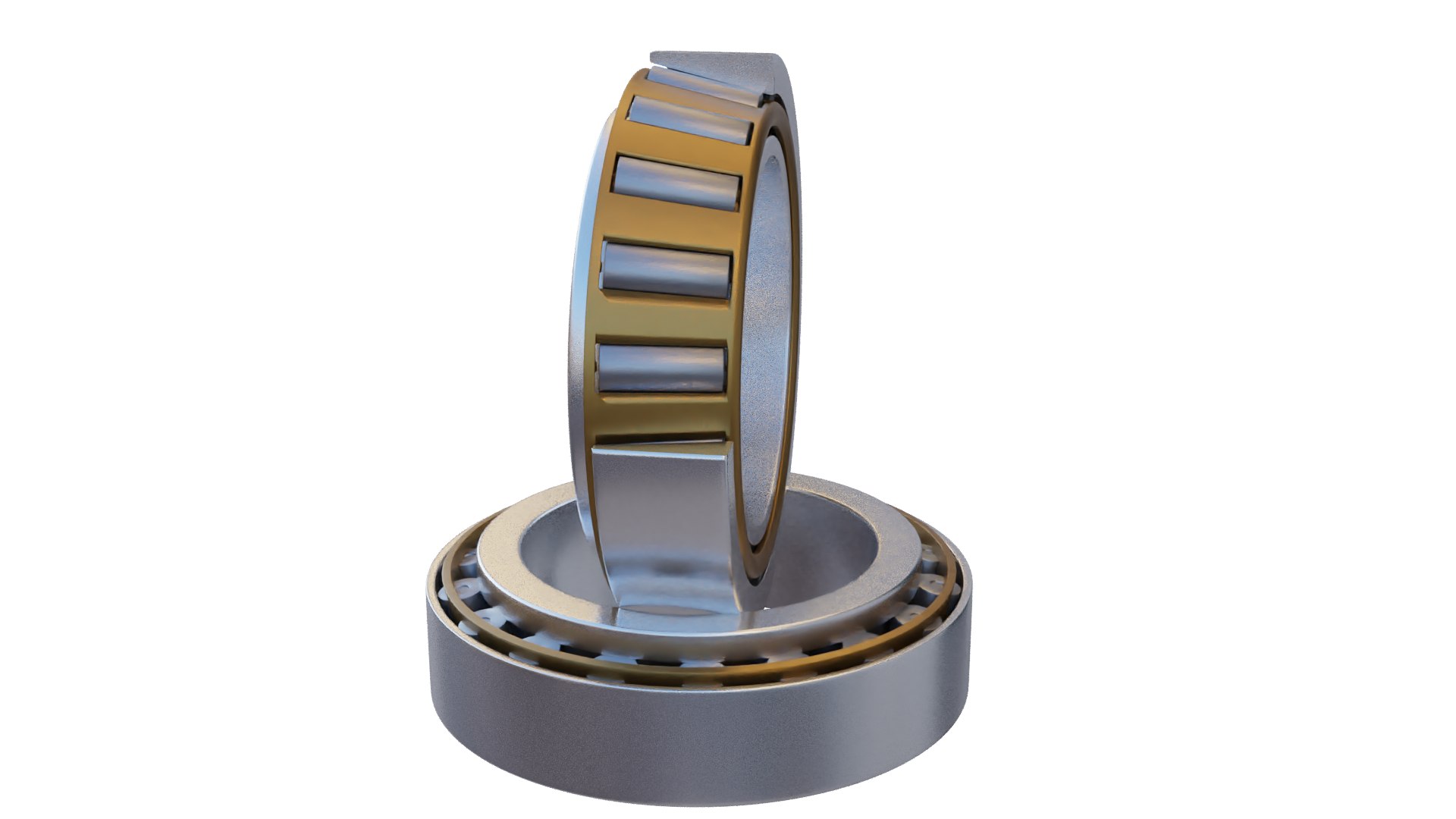 A Set Bearings - 4 Types Of Tapered Roller Bearing Model - TurboSquid ...