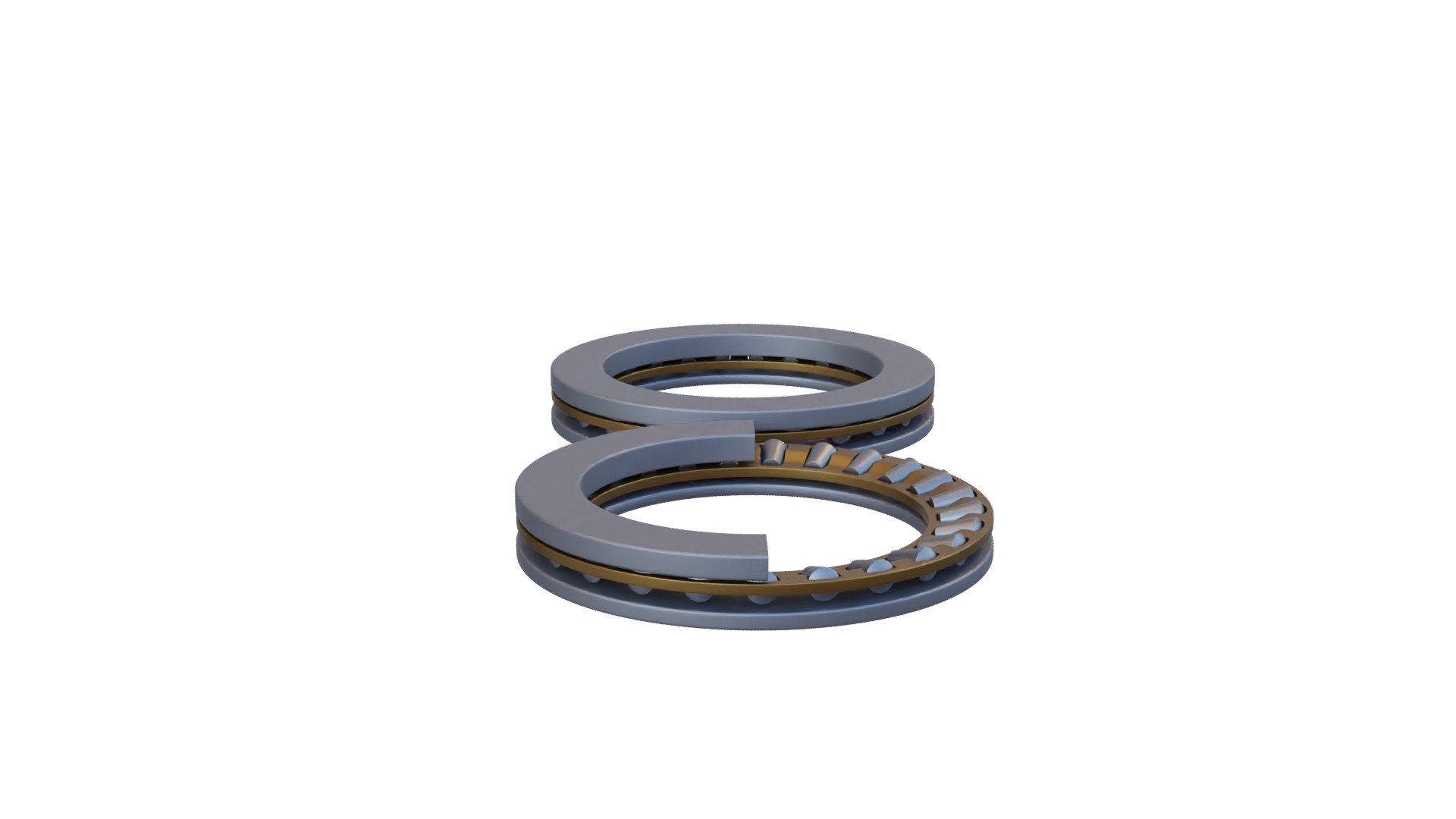 A Set Bearings - 4 Types Of Tapered Roller Bearing Model - TurboSquid ...