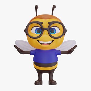 3D Cartoon Bee Models - Browse & Download Formats - TurboSquid
