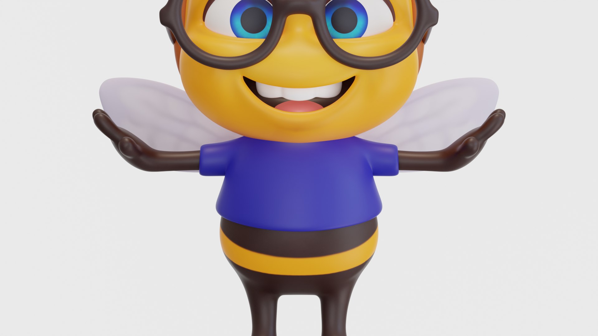 Bee Character Model - TurboSquid 2130889