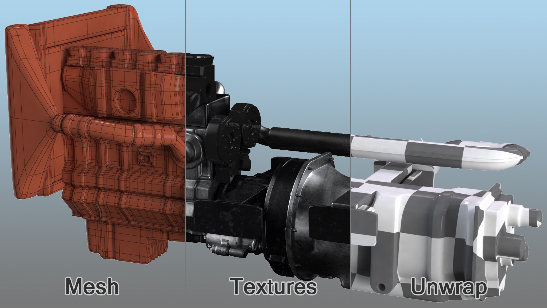 Truck Engine 3D Model - TurboSquid 1607568