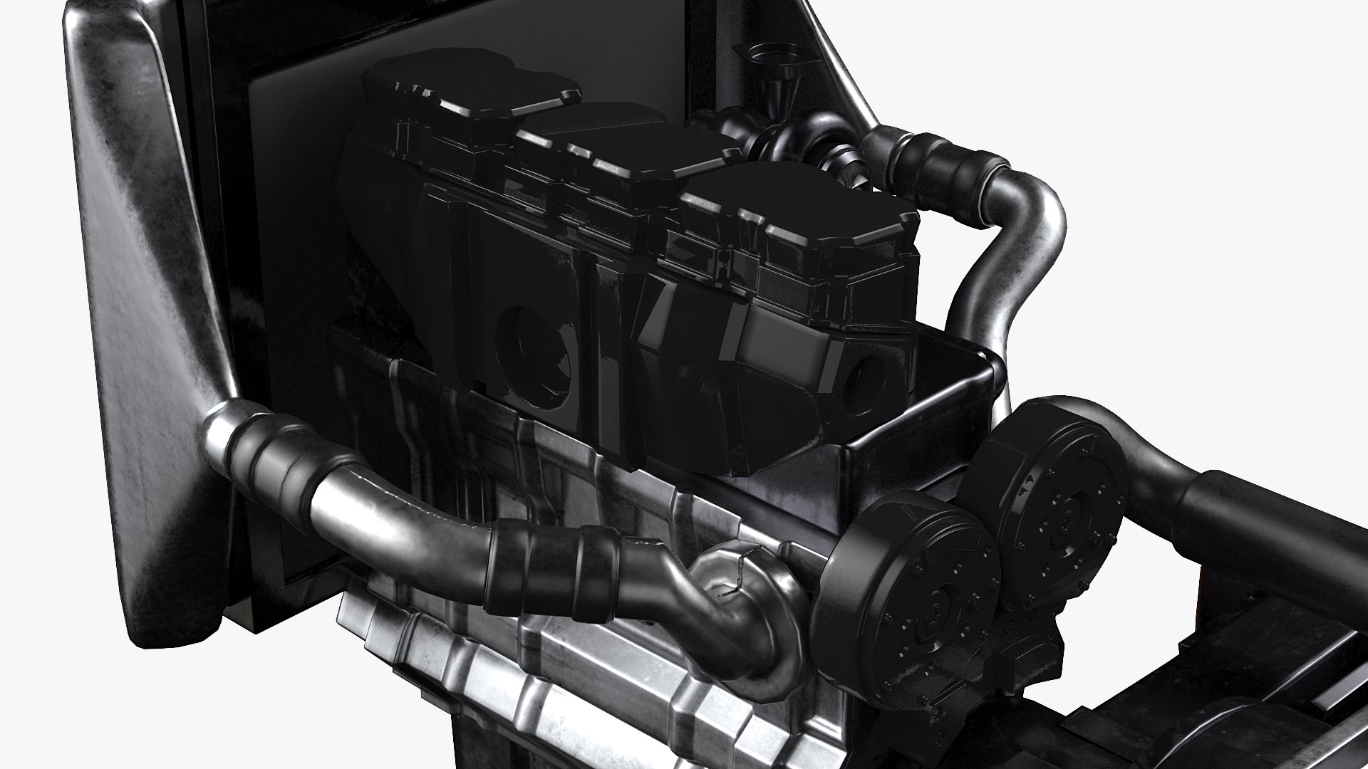Truck Engine 3D Model - TurboSquid 1607568