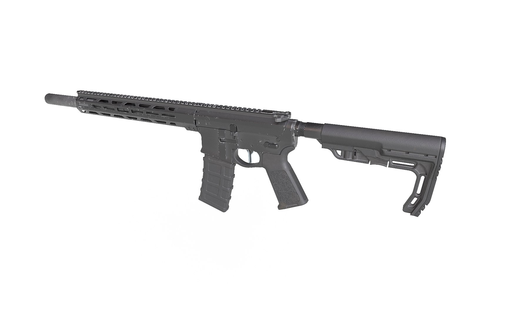 3D Assault rifle model - TurboSquid 2120545