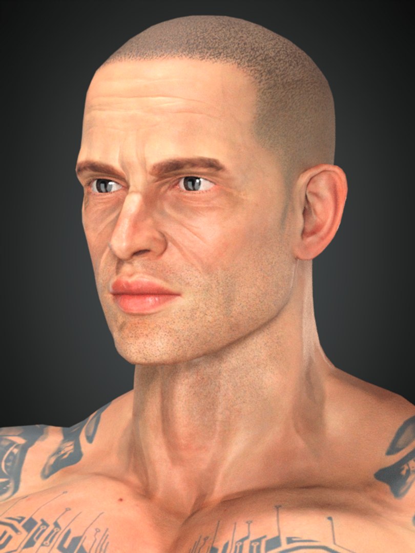 3D Model Realistic Rigged Male-Neck 3D Model - TurboSquid 2117079
