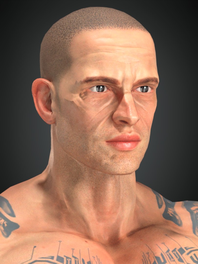 3D Model Realistic Rigged Male-Neck 3D Model - TurboSquid 2117079