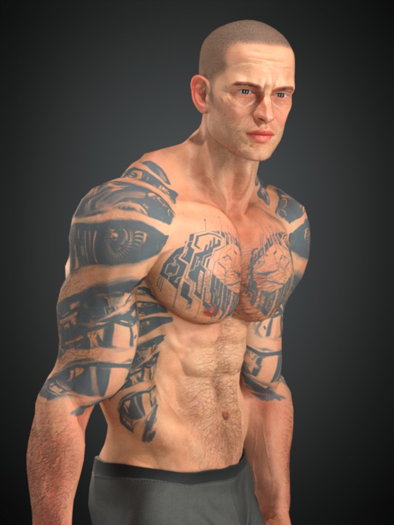 3D Model Realistic Rigged Male-Neck 3D Model - TurboSquid 2117079