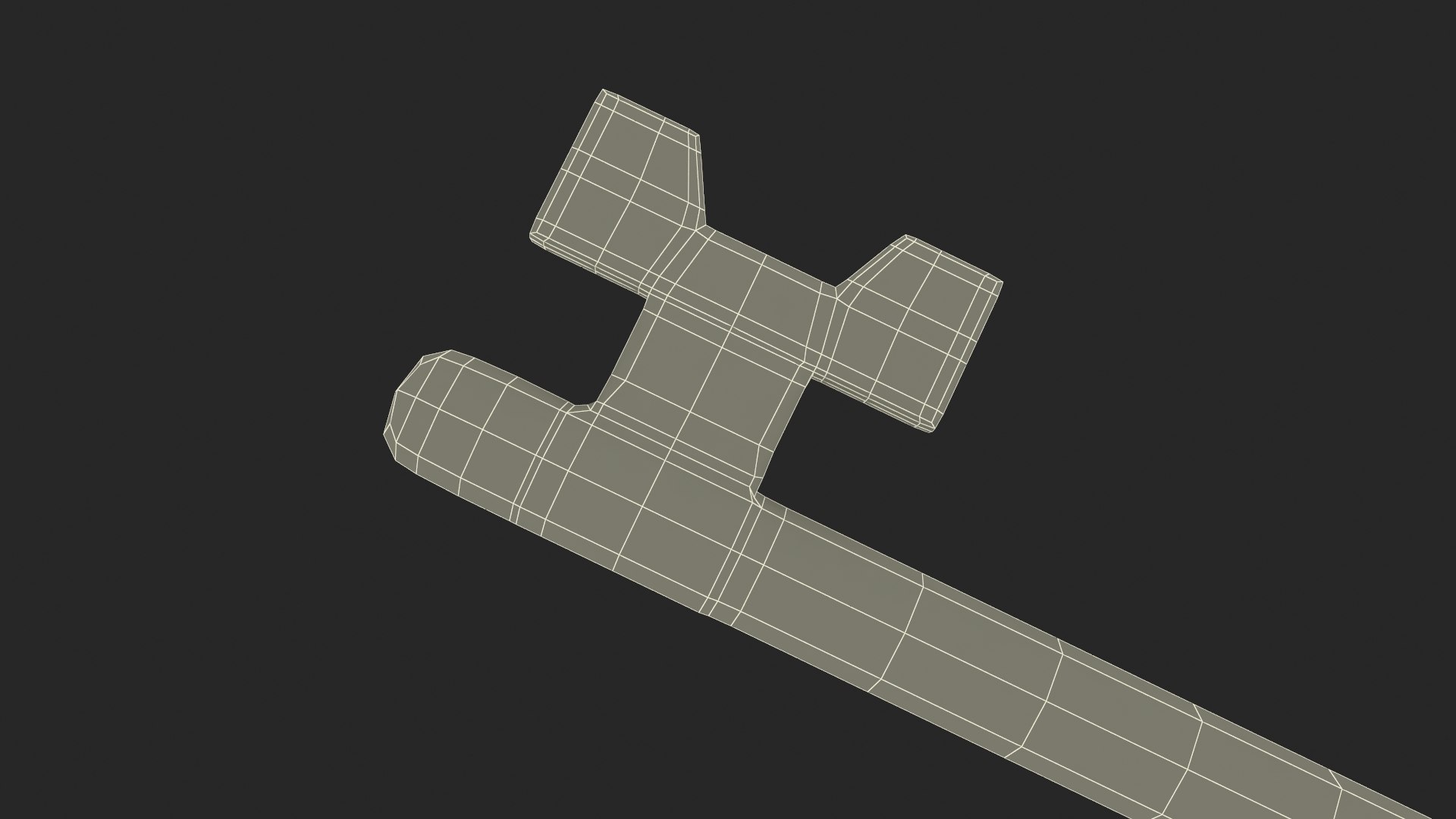 Traditional Skeleton Key Steel 3D Model - TurboSquid 2246317